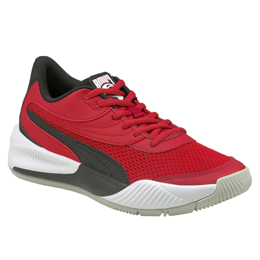 Puma Triple Running Youth Boys Red Sneakers Casual Shoes 195218-04