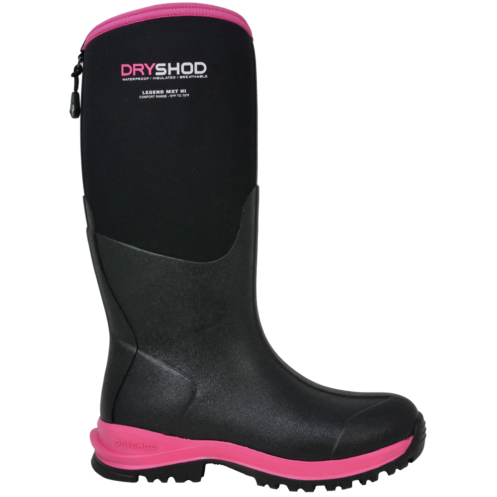 Dryshod+Women%27s+Legend+MXT+Adventure+Boot+Hi+Black%2FPink+Size+6+LGX ...